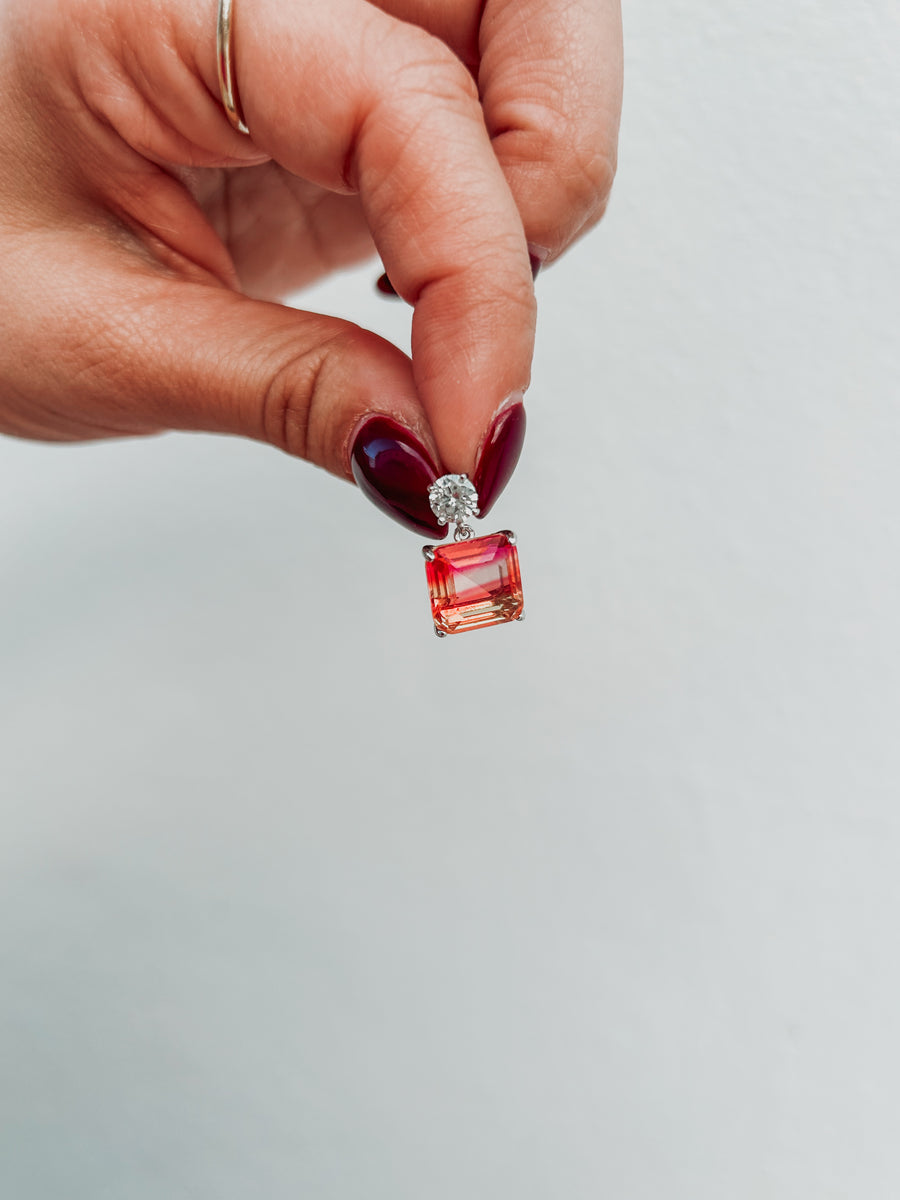 Tangerine Spritz Studs – The Rainbow Edit